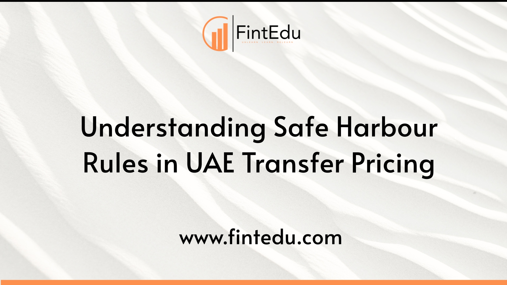 Fintedu: FintEdu Admin: Understanding Safe Harbour Rules in UAE Transfer Pricing